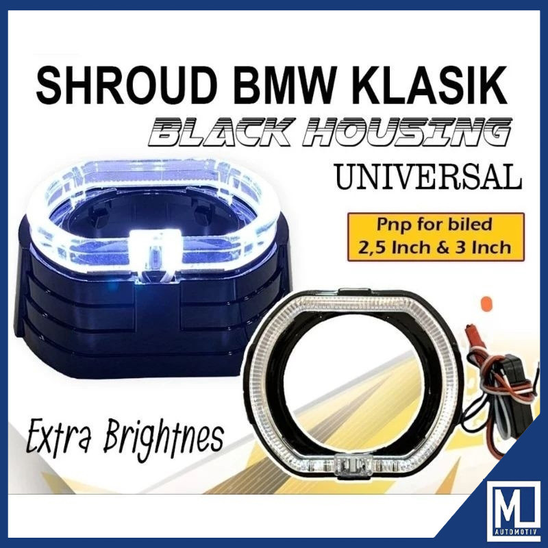 Jual ORIGINAL SHROUD BMW 2.5 INCHI/Shroud Bmw Klasik 2,5 Inch Black ...