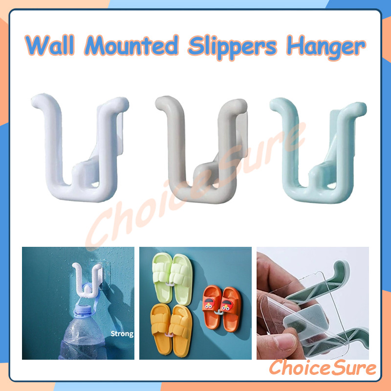 Jual Wall Mounted Slippers Hanger / Gantungan Sandal Tempel Dinding ...