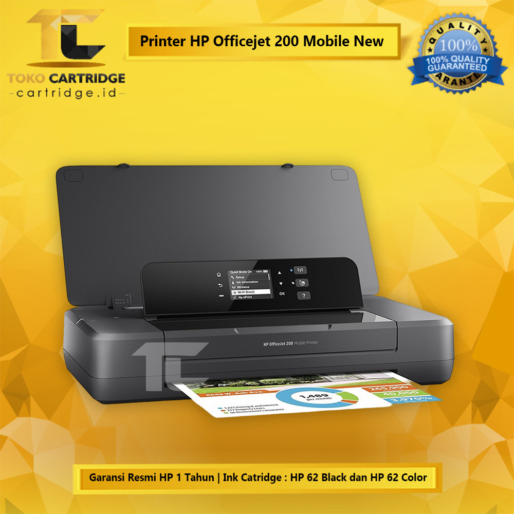 Jual Printer HP Officejet 200 New, Mobile Printer Office Jet 200 Print ...