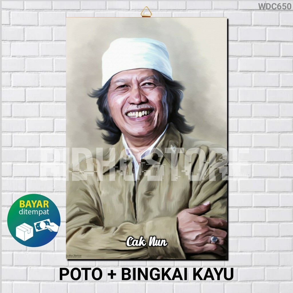 Jual POSTER POTO + BINGKAI KHMuhammad Ainun Nadjib / POSTER CAK NUN / POSTER NAHDALATUL ULAMA ...