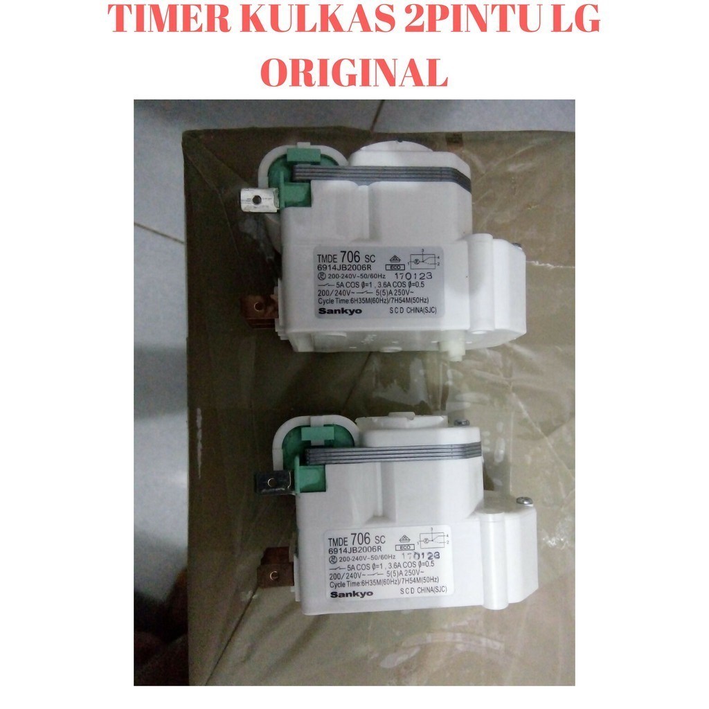 Jual TIMER KULKAS 2 PINTU LG ORIGINAL GN-222SL GN-U212RL GN-U212RLK GN ...