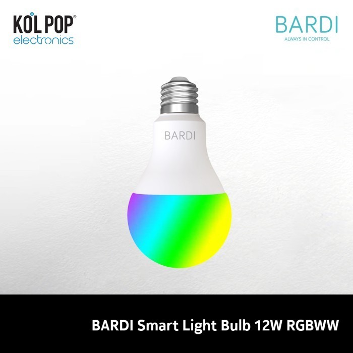 Jual Bardi Smart LIGHT BULB RGB+WW 12W Wifi Wireless IoT-Home ...