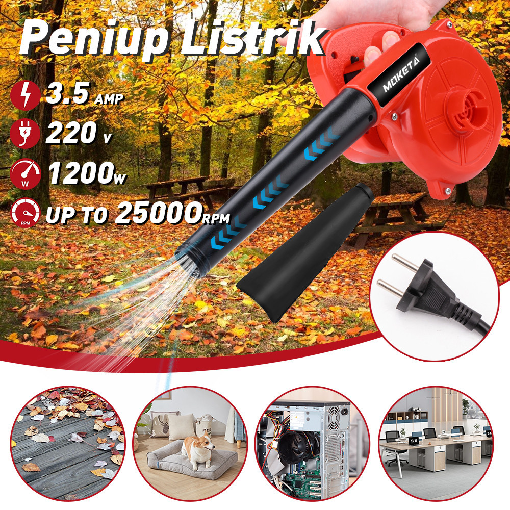 Jual Mesin Blower Tangan 220V Hand Blower Cordless Blower Baterai ...