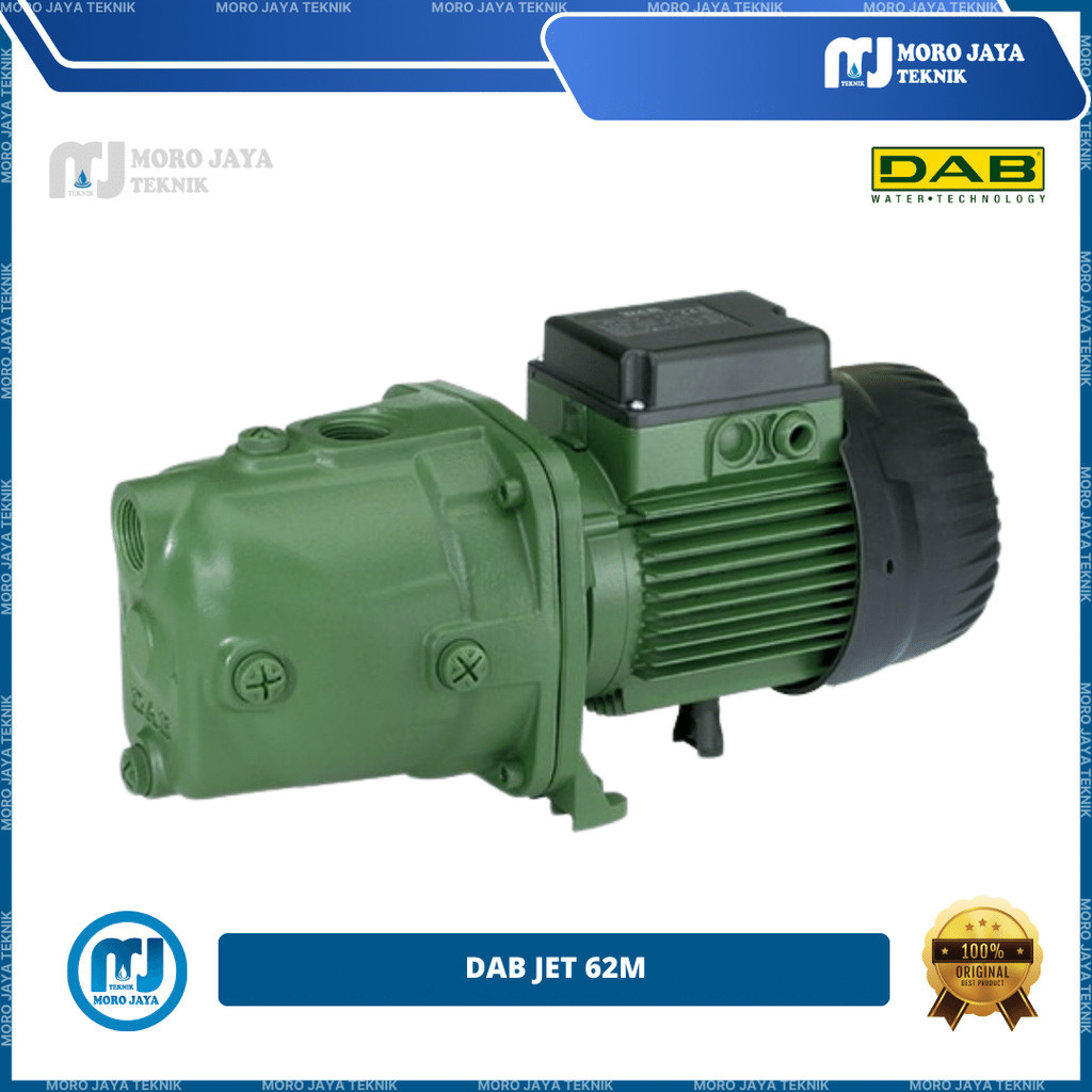 Jual Mesin Pompa Semi Jetpump DAB JET 62M - DAB Original JET 62 M ...