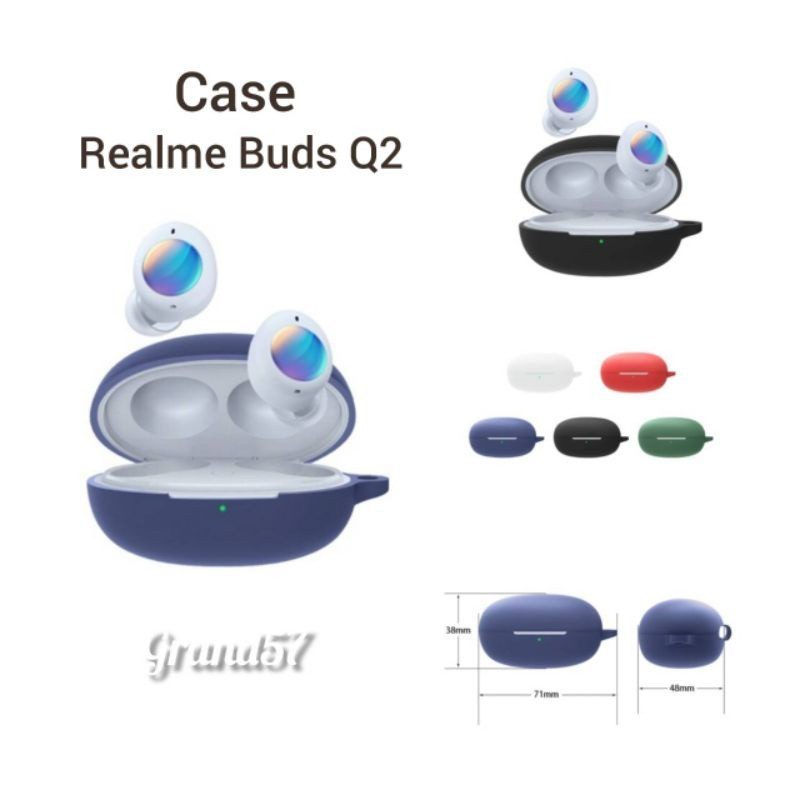 Jual Case silicone realme buds q2 neo casing silikon silicon sillicone ...