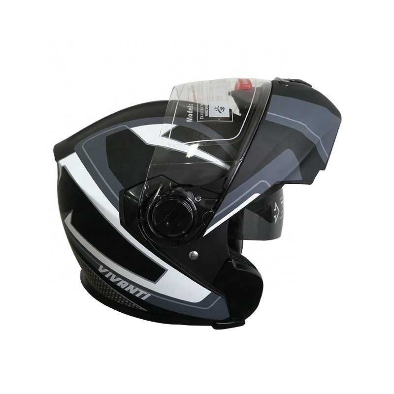 Jual Helm sepeda motor wajah terbuka Flip Up helm sepeda motor Visor ...