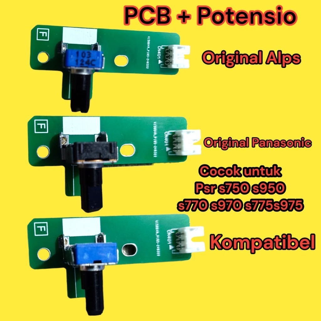 Jual Potensio Panel Set Keyboard Yamaha Untuk Psr S750 S950 S770 S970 ...