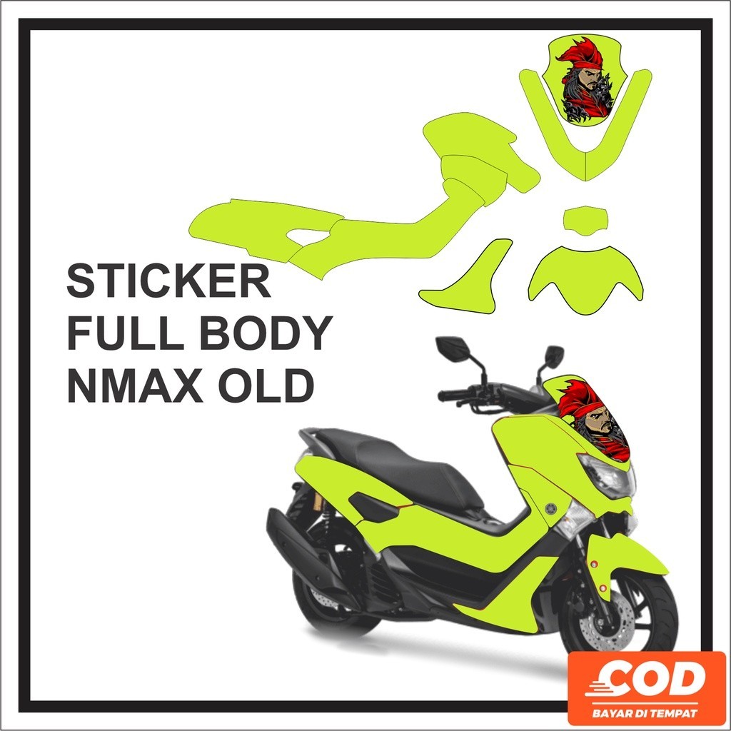 Jual Stiker Decal Motor YAMAHA NMAX OLD Full Body Sticker NMAX Lama ...