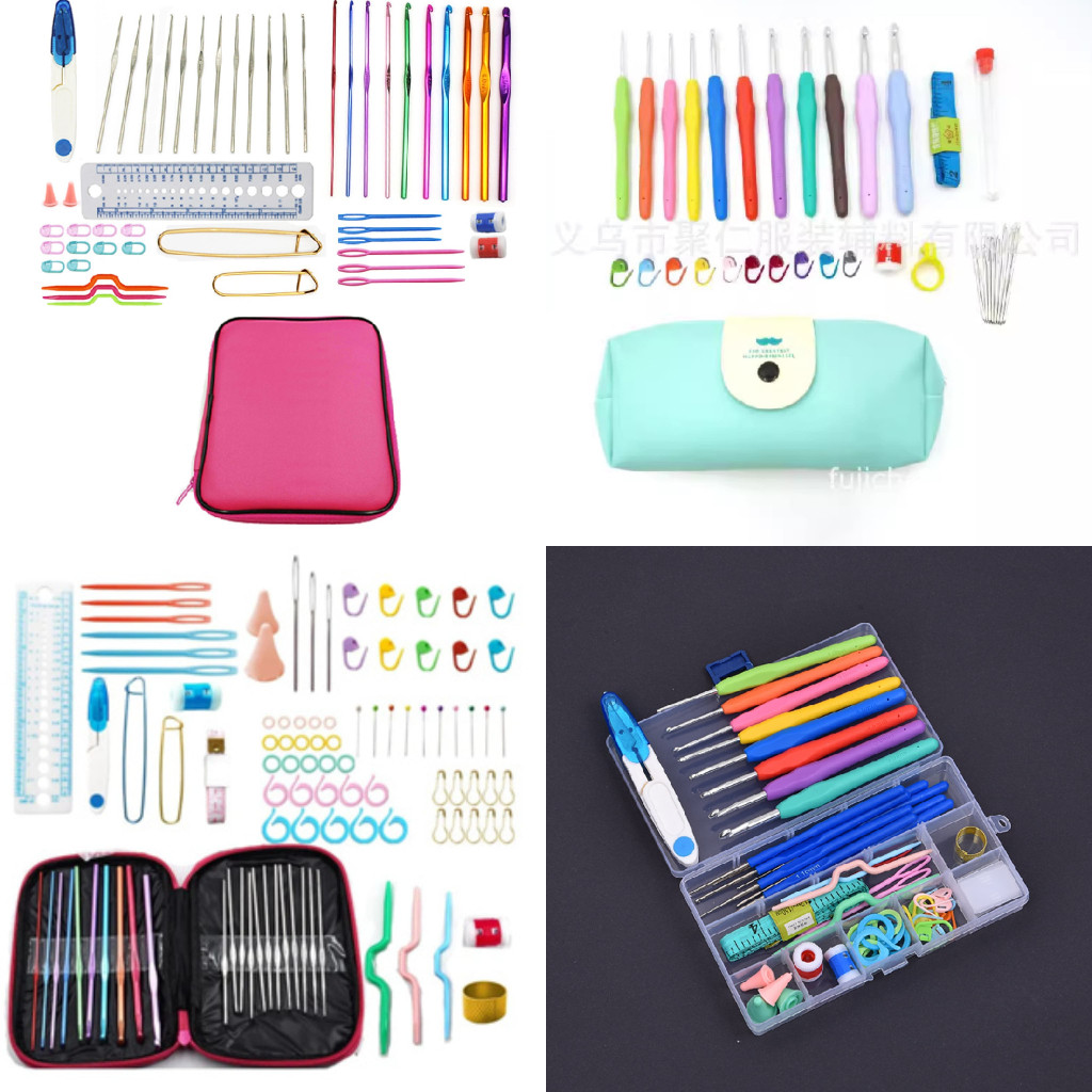 Jual Jarum Rajut Set Macam Model Lengkap/Set Alat Rajut Set Hakpen ...
