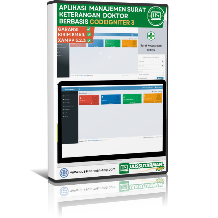 Jual Source code aplikasi suket dokter/sakit berbasis web codeigniter 3 ...