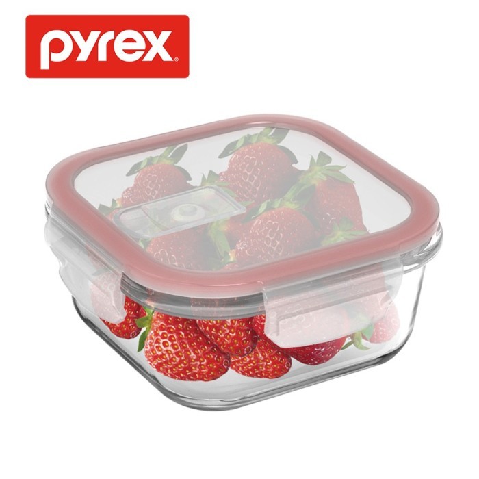 Jual Pyrex Easy Vent Glass Storage Container / Wadah Penyimpanan Kaca ...