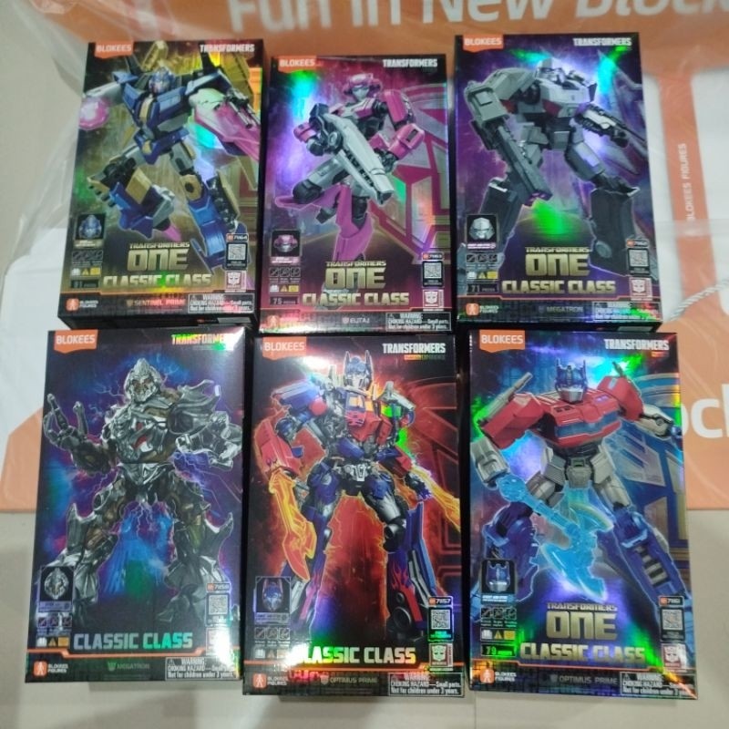 Jual SG67HN Blokees Classic Class Edition Optimus Prime Megatron Elita ...