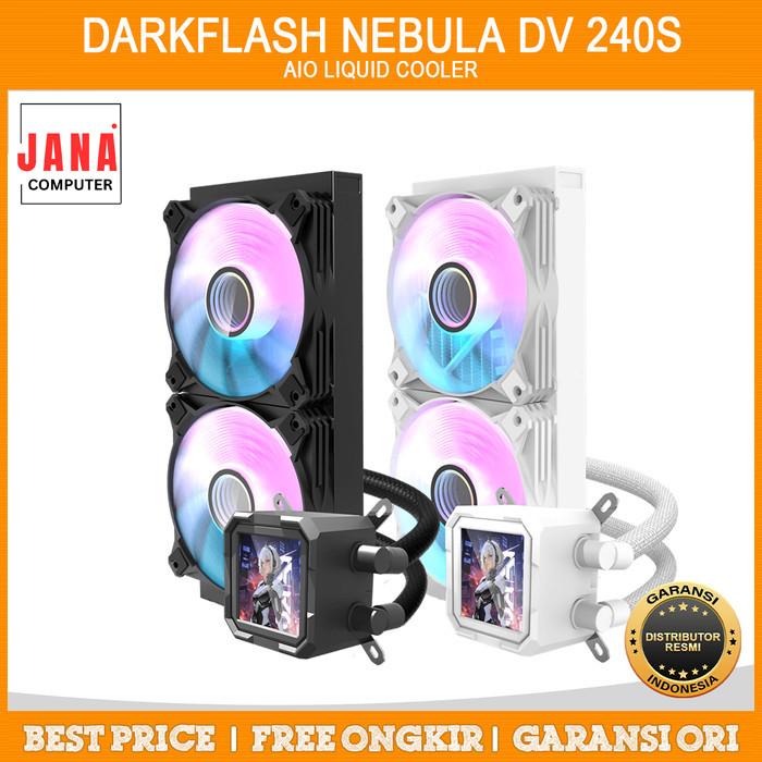 Jual Aigo DarkFlash Wave DV240S 240mm LCD IPS Display Magnetic Modular ...