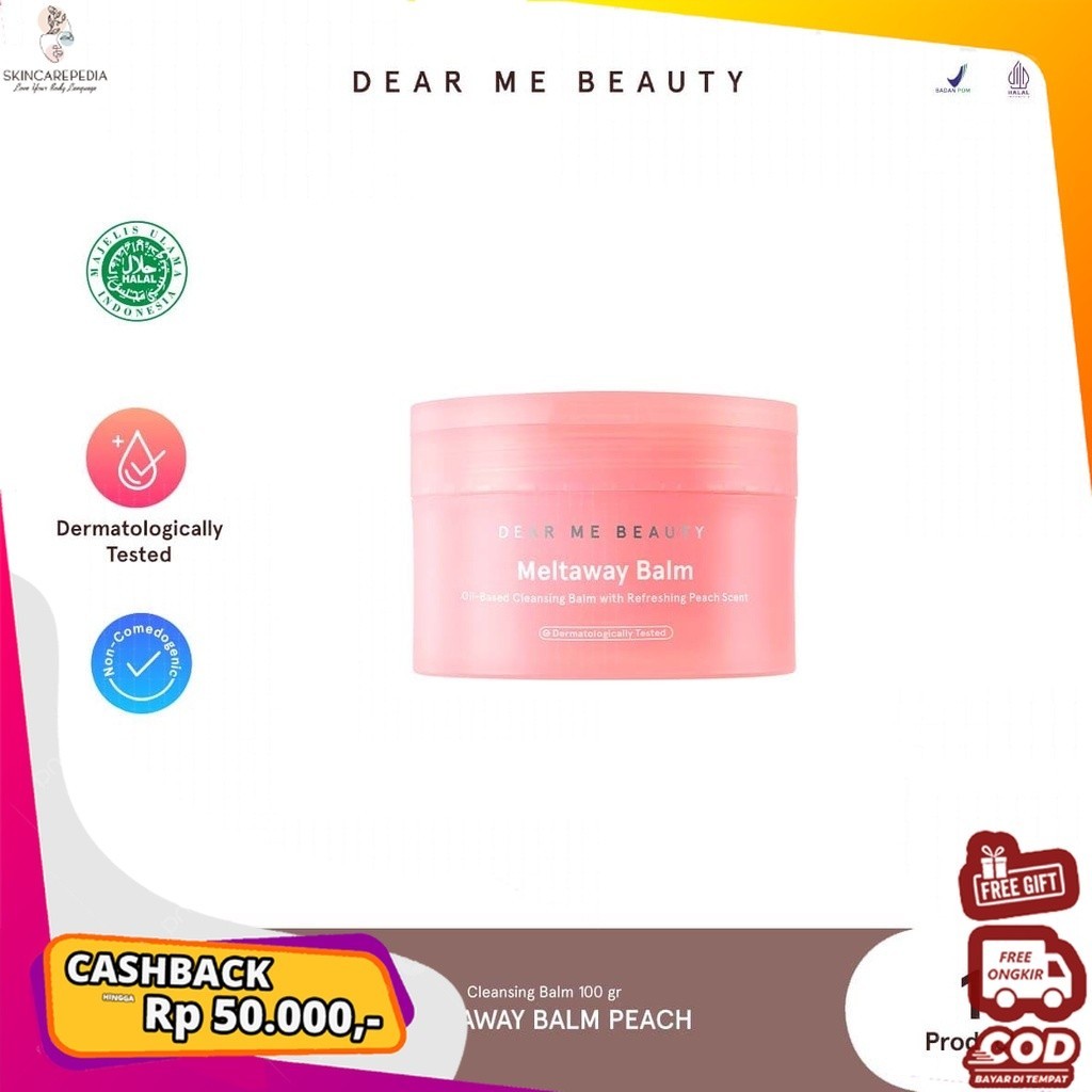 Jual Dear Me Beauty 30 Seconds Cleansing Balm - Meltaway Balm Peach ...
