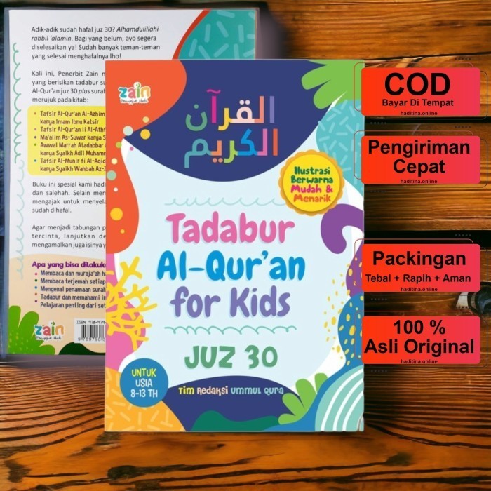 Jual Buku tadabur al quran for kids aqwam/ materi pengajian TPA anak TK ...