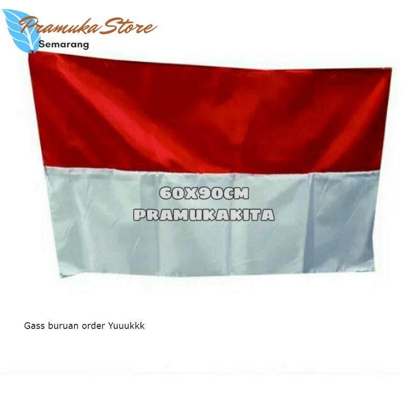 Jual Atribut Bendera merah putih uk60x90-bendera rumahan-bendera ...