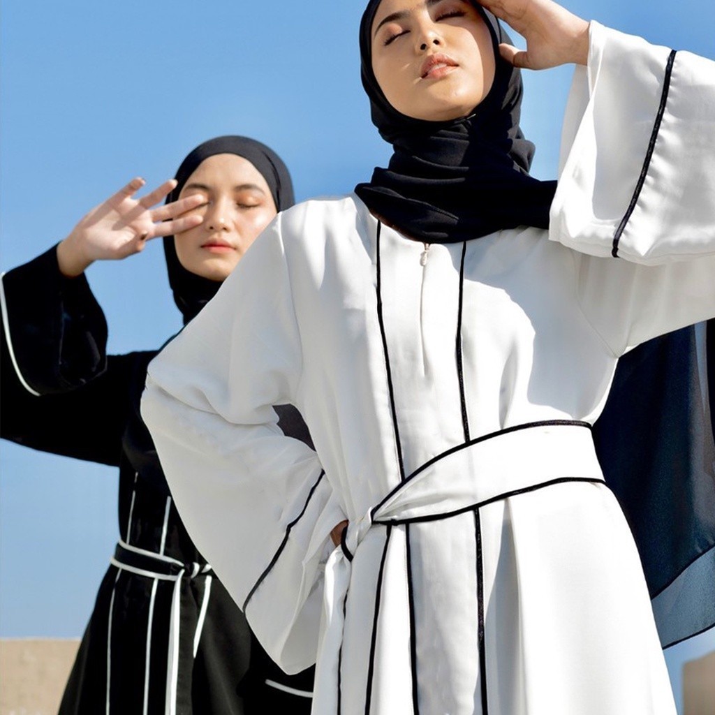 Jual GAUN SEREN DRESS LEBARAN 2024 |QULSUM, Abaya Gamis Maxi Dress Arab ...
