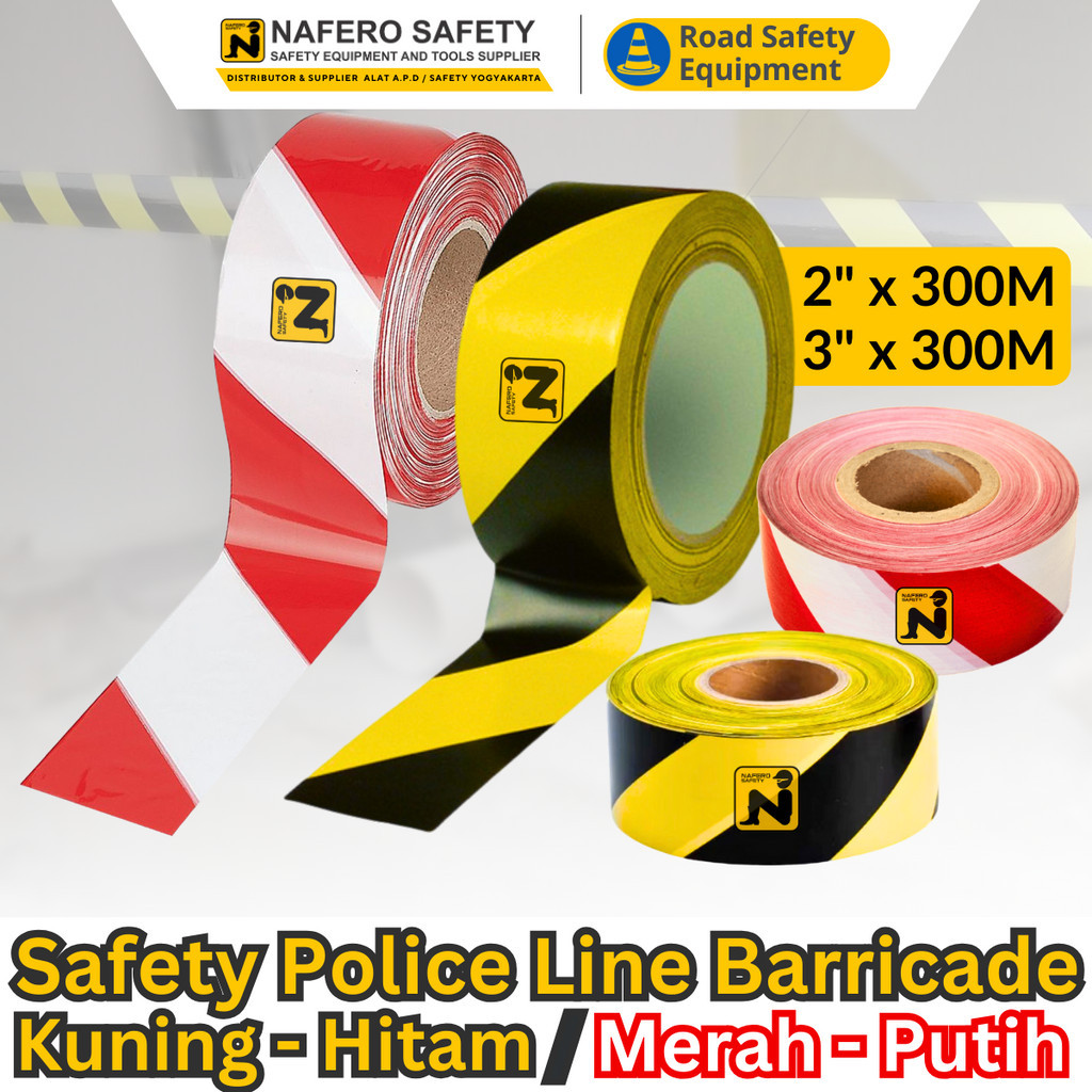 Jual YELLOW LINE GARIS POLISI POLICE LINE BARICADE SAFETY LINE | Shopee ...