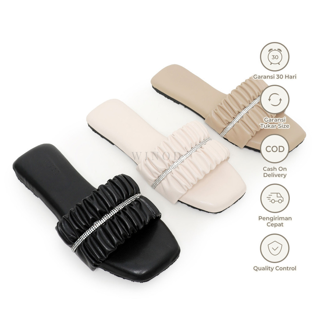 Jual WINOD Queen Sandal Wanita | Sandal Teplek Wanita | Sandal Slip On ...