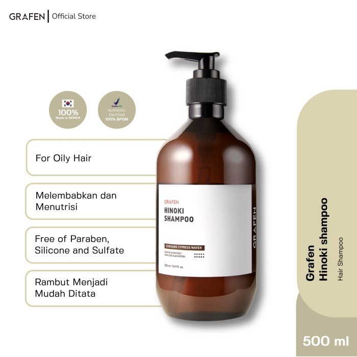 Jual Grafen Hinoki Shampoo | Shopee Indonesia