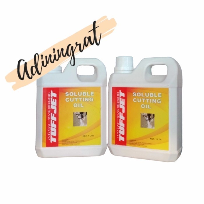 Jual Solube Cutting Oil Bromus 1 liter Tuffjet/Cairan Bubut/Cutting ...