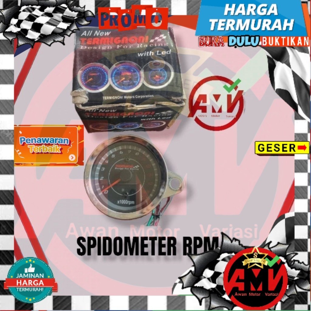 Jual Spidometer RPM LED TERMIGONI | Shopee Indonesia