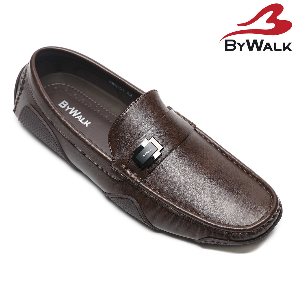 Jual BYWALK CMS31 Sepatu Loafers Pria Formal Moccasin Slip On | Shopee ...