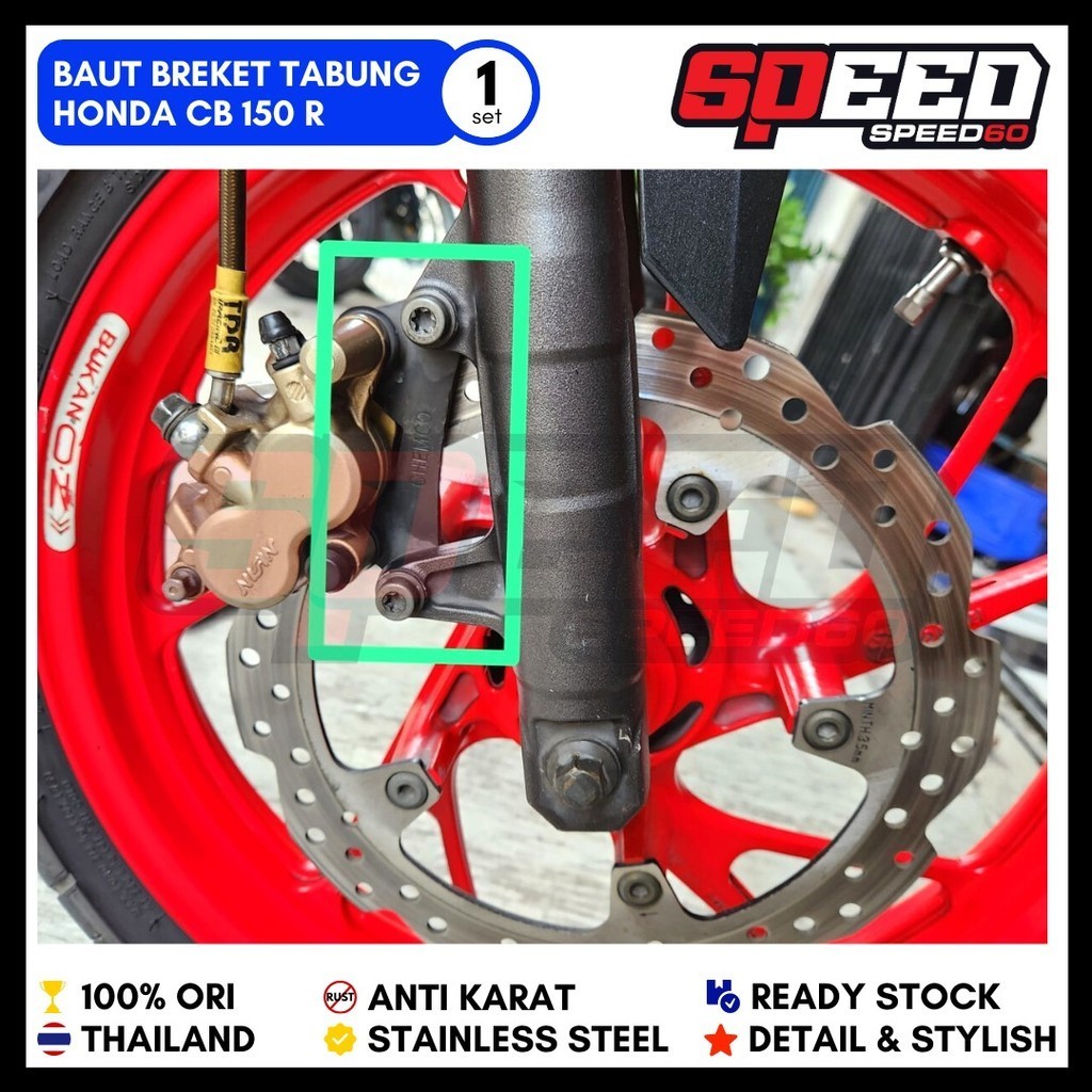 Jual Probolt Baut Breket Tabung Honda CB 150 R Stainless King Nut ...