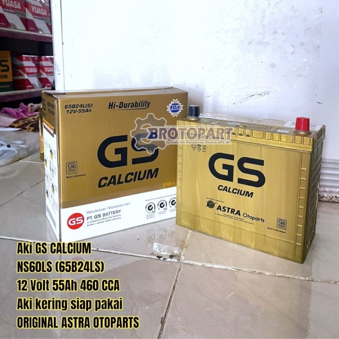 Jual Aki Mobil Wuling Confero Cortez Accu GS ASTRA CALCIUM NS60LS MF 55Ah | Shopee Indonesia
