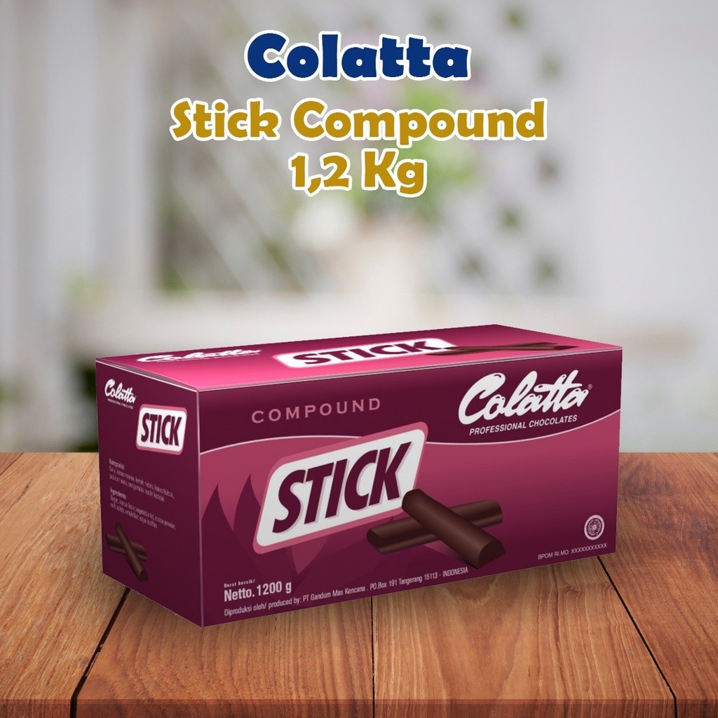 Jual COLATTA Chocolate Stick Compound (Coklat Stick) 1,2 Kg | Shopee ...