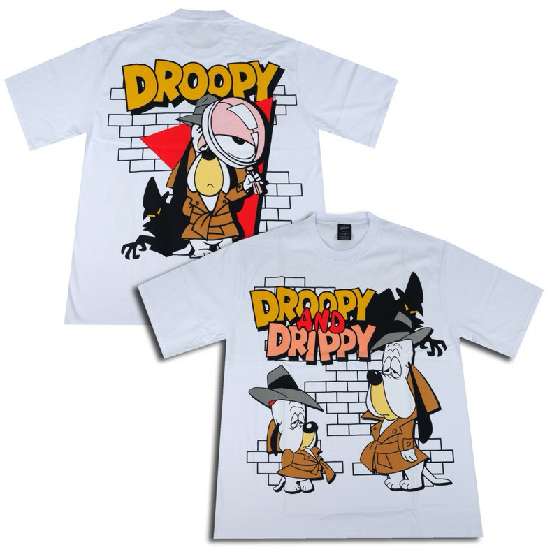Jual T-Shirt Droopy & Drippy 20S Cotton- Oversized Boxy Model | Shopee ...