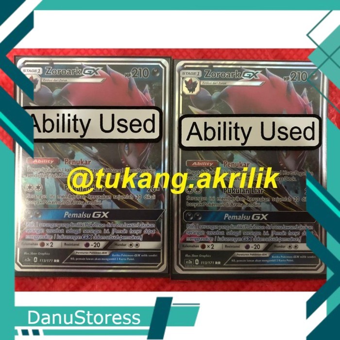 Jual ABILITY USED Marker Pokemon TCG Ready Stock Transparant Silver isi ...