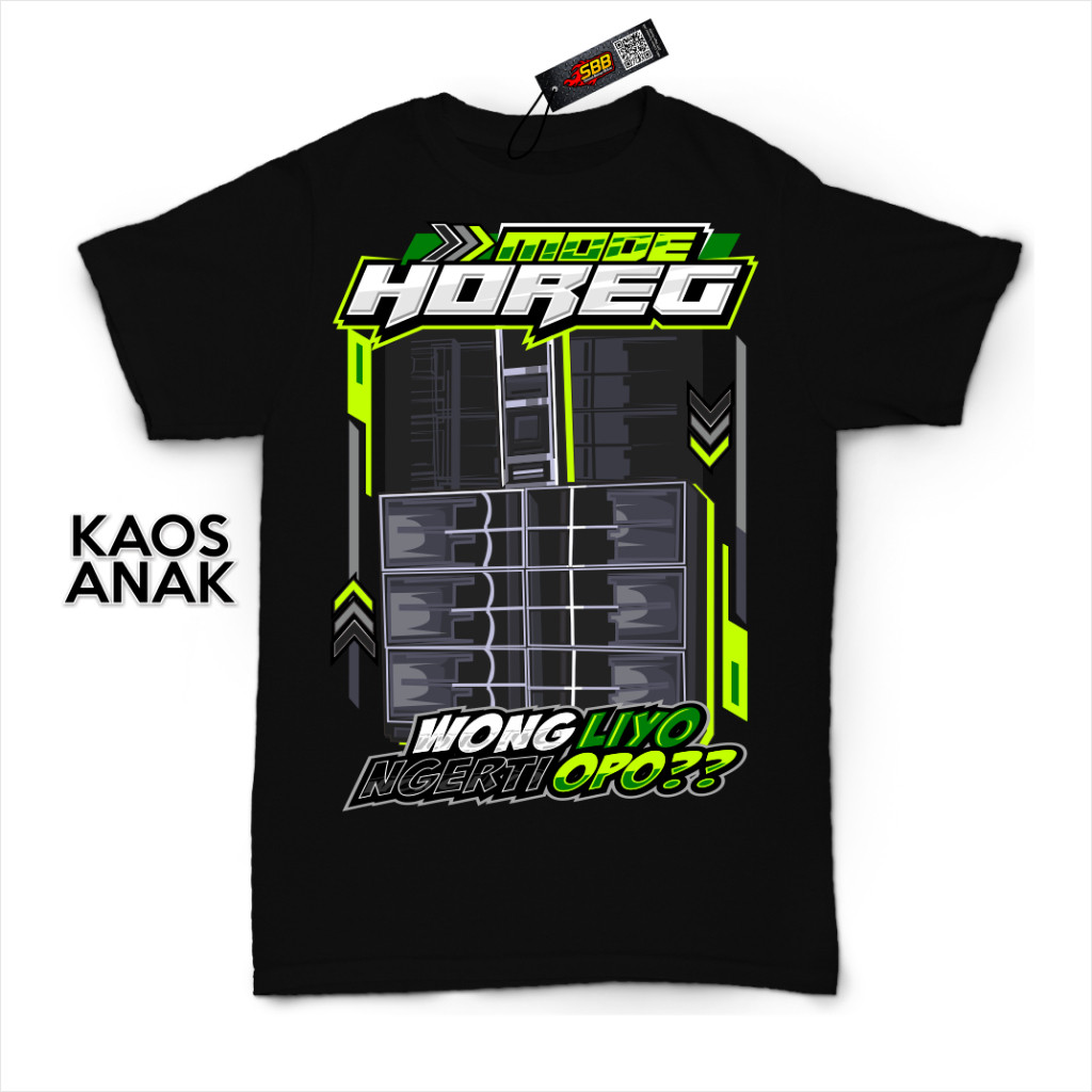 Jual Baju Kaos Sound System Anak MODE HOREG Distro Katun Laki Perempuan ...