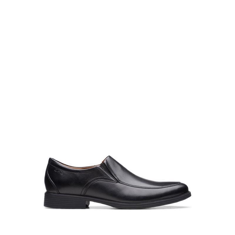 Jual CLARKS ORIGINAL STORE 100% - Men's Loafers Whiddon Step- Black ...