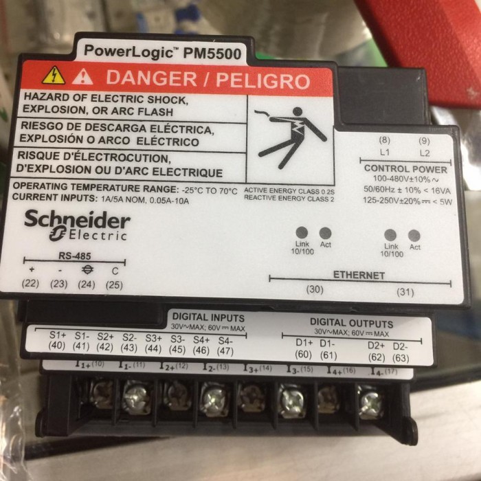 Jual PM 5560 / Power Meter - Power Logic METSEPM5560 / PM5560 Schneider ...
