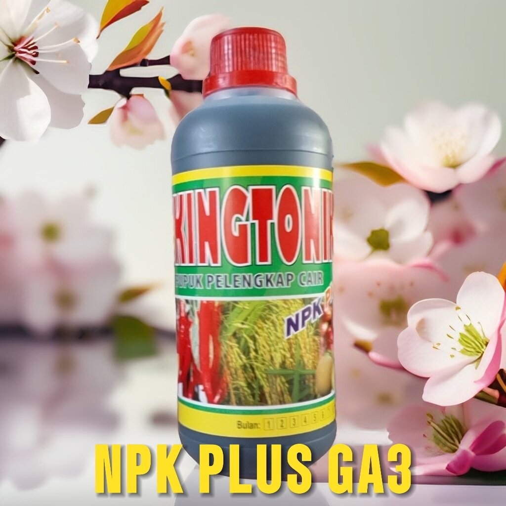 Jual Pupuk NPK Cair KingTonik 500 ml NPK plus GA3 | Shopee Indonesia