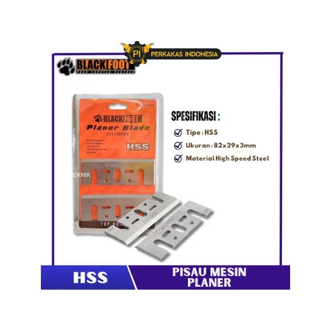 Jual MARKET AKSESORIS Mata Pisau Planer HSS BLACKFOOT Planer Blade Bit ...