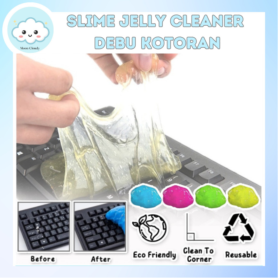Jual Slime Jelly Cleaner Pembersih Debu Gel Pengangkat Kotoran Sela ...