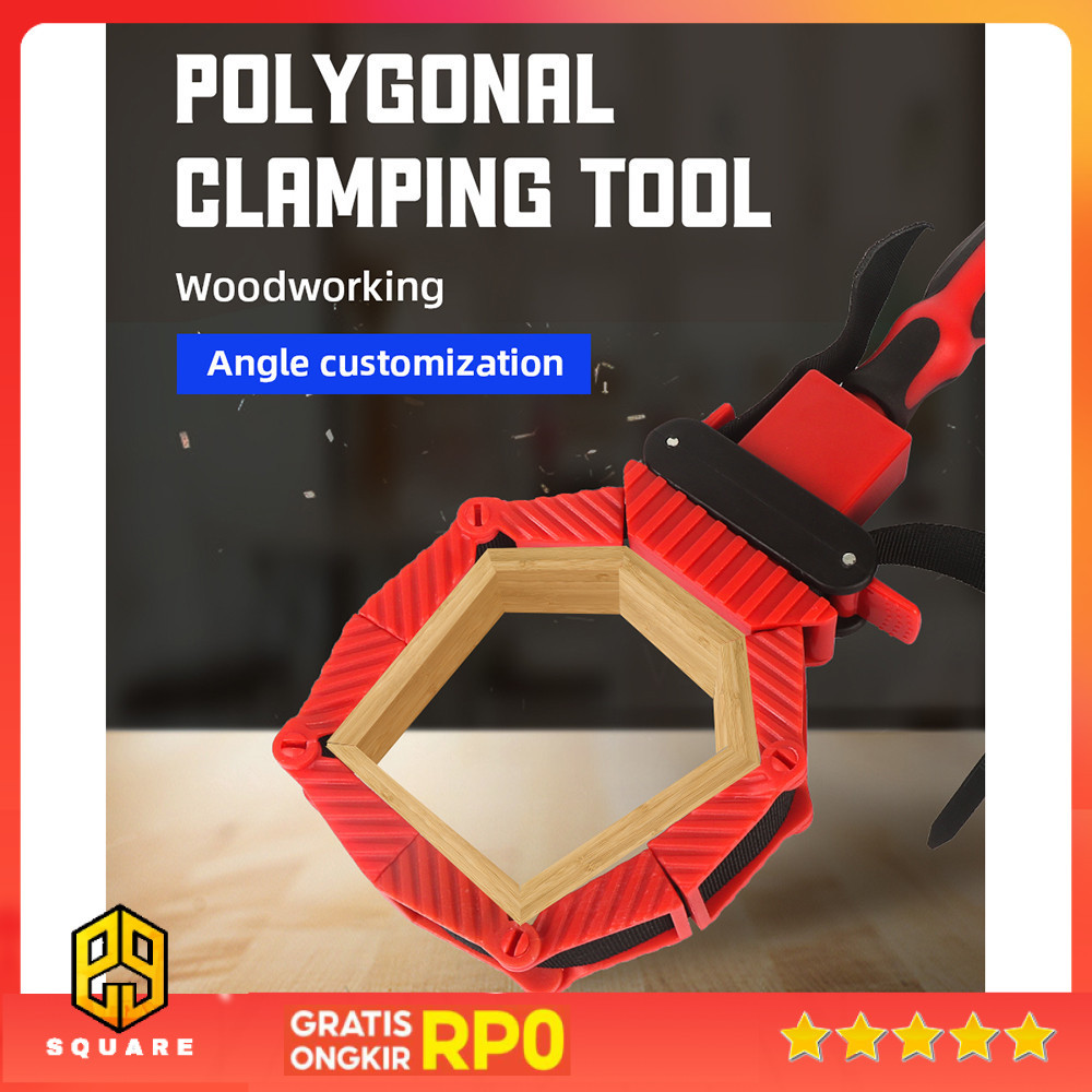 Jual ACAMPTAR Penjepit Bingkai Kayu Adjustable Rapid Corner Clamp 4 ...