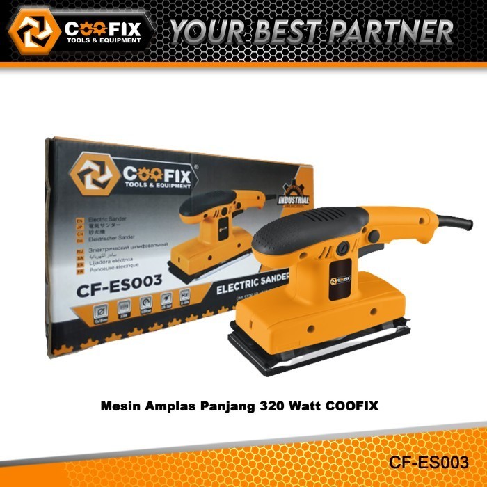 Jual Mesin Amplas Kayu Finishing Electric Sander Orbital COOFIX CF-ES003 | Shopee Indonesia
