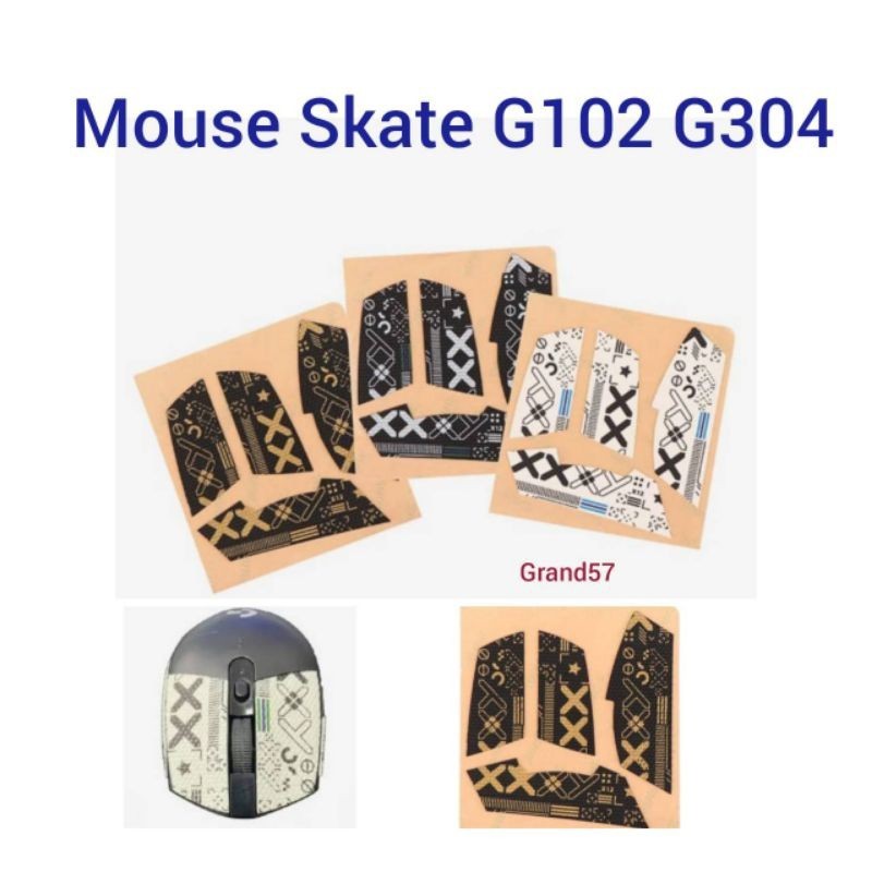 Jual Mouse Grip Tape Skate Sticker Anti Slip Logitech G102 G304 G305 ...