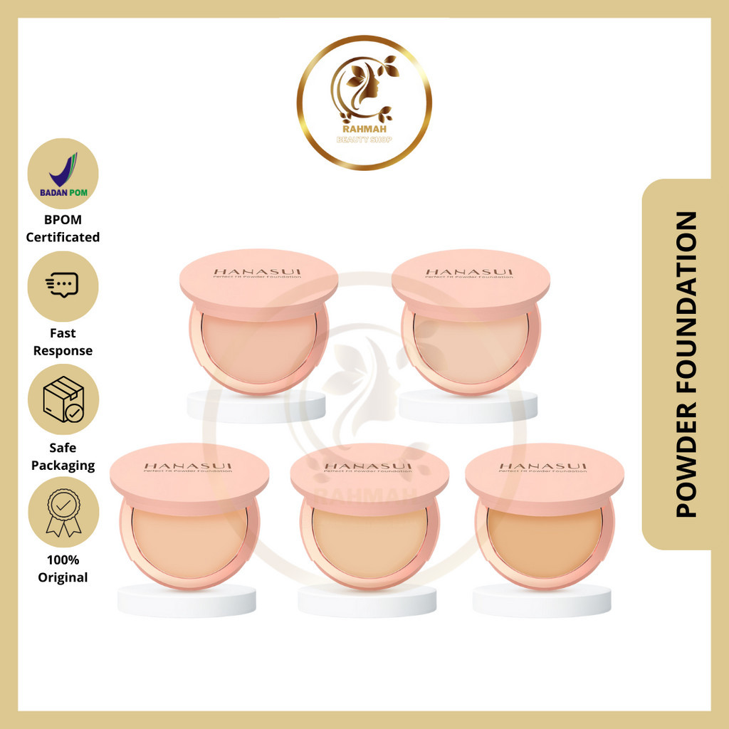 Jual Hanasui Perfect Fit Powder Foundation - Bedak Padat | Shopee Indonesia