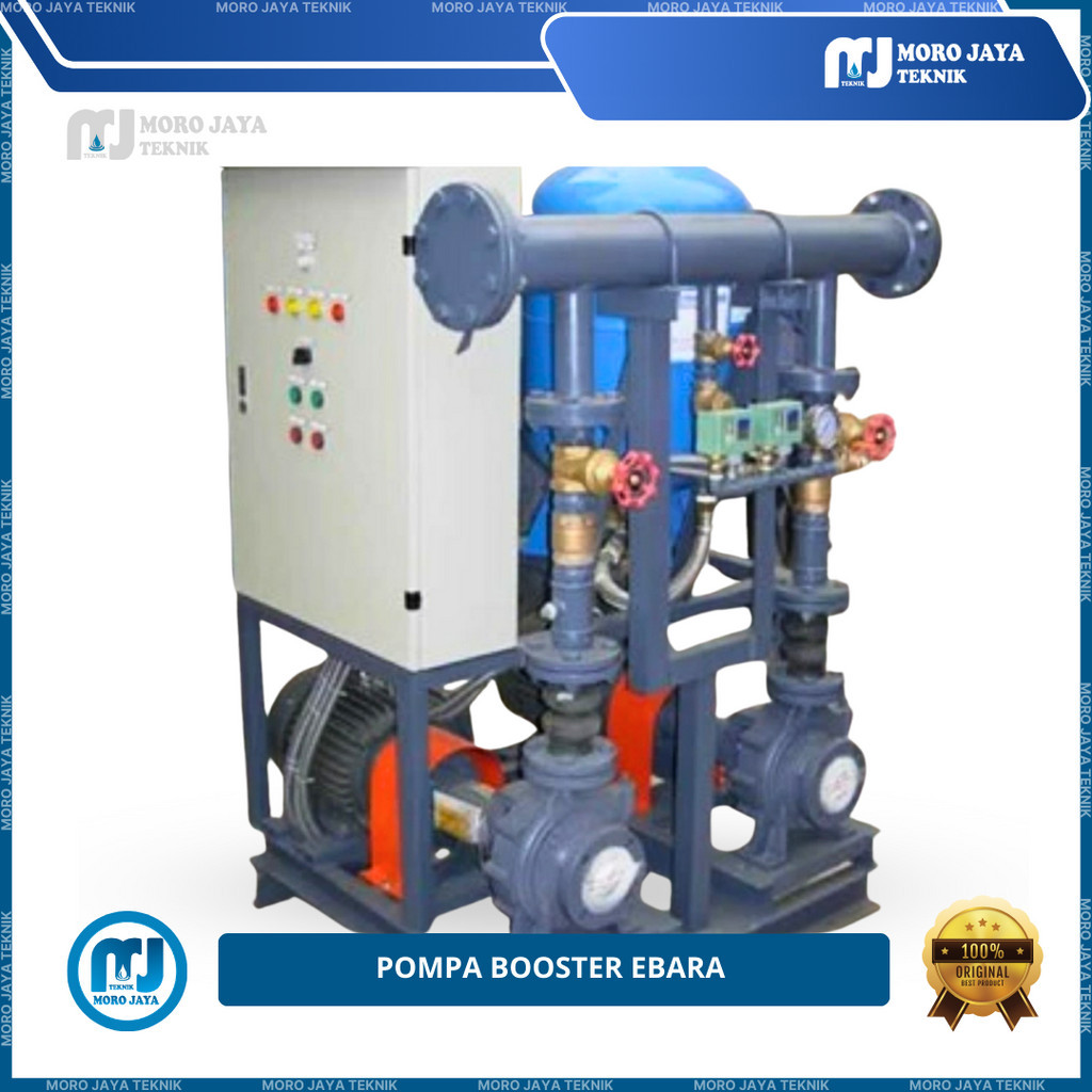 Jual Paket Lengkap Pompa Booster Ebara Pump Set Panel Control | Shopee ...
