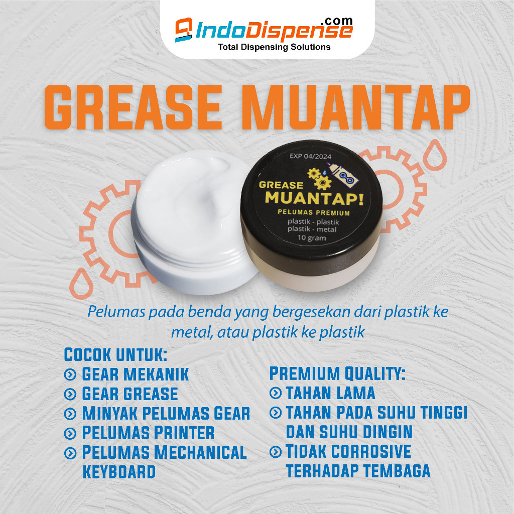 Jual Grease Muantap Pelumas Mekanik Printer, Keyboard, & Metal ke ...