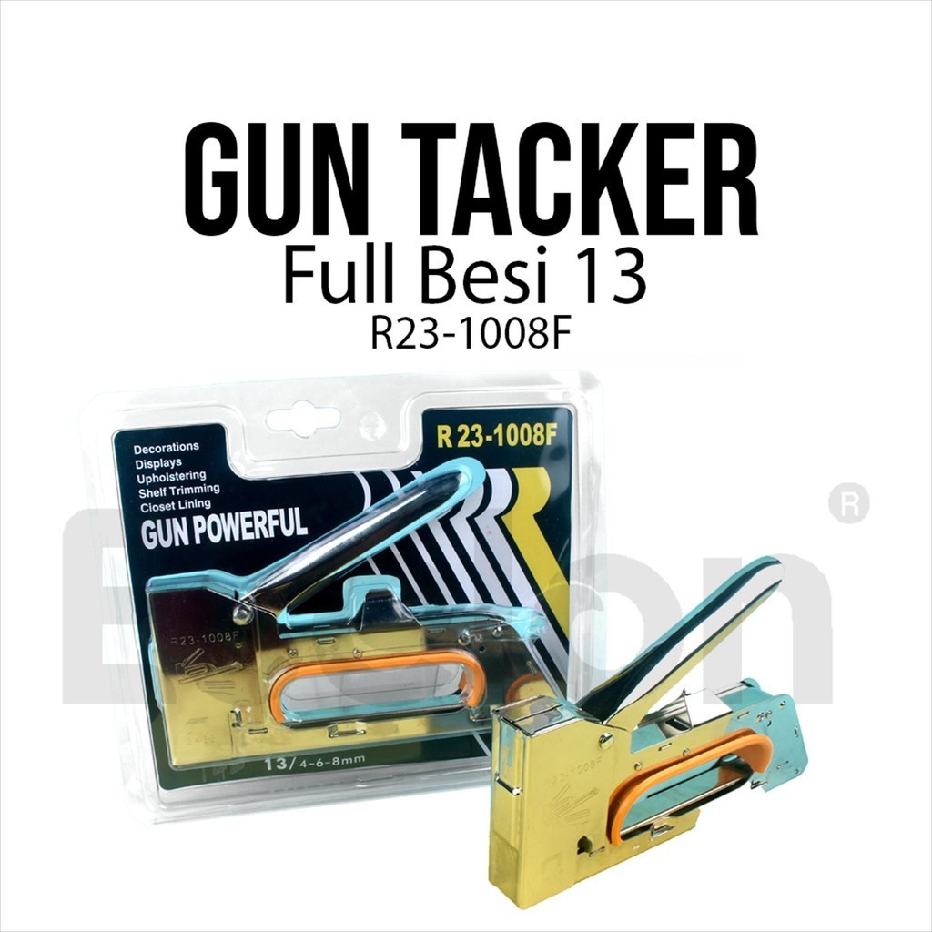 Jual Stapler Tembak FULL BESI / Gun Tracker / Staples Sofa Jok Motor ...