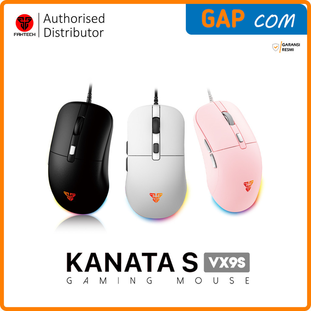 Jual Mouse Gaming Macro Fantech VX9/VX9S Kanata Series RGB Mouse | Shopee Indonesia