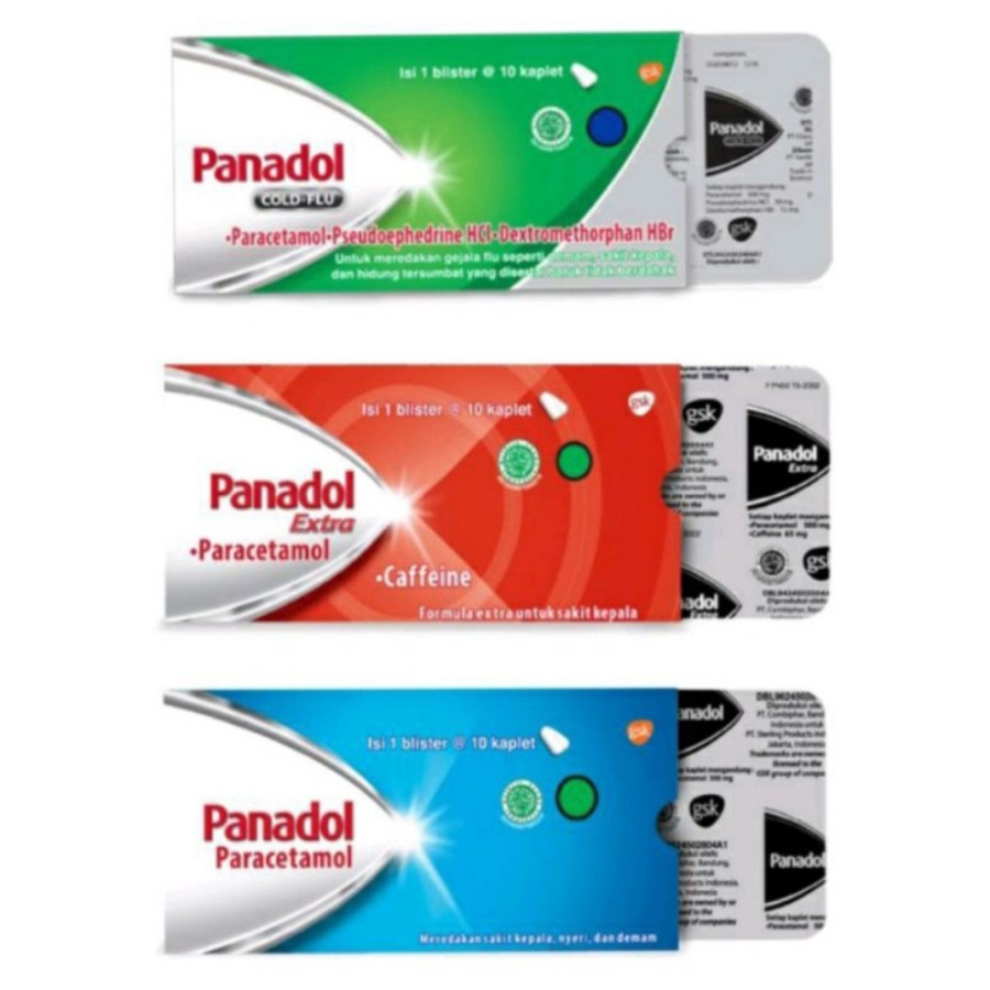 Jual Panadol - Paracetamol Strip 10 Tablet | Shopee Indonesia