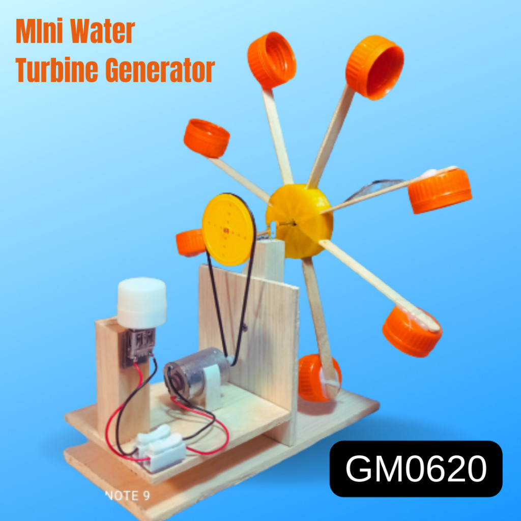 Jual GY74RF GM0620 DIY MINI WATER TURBINE GENERATOR / KIT EDUKASI PLTA ...