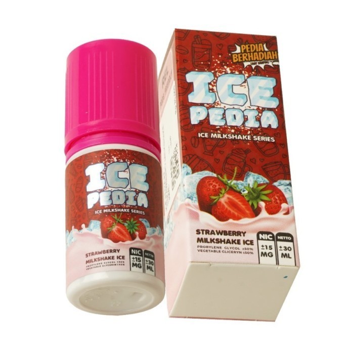 Jual [SALT] - Icepedia MILKSHAKE STRAWBERRY 30ML 15MG Znake Liquid Ice ...