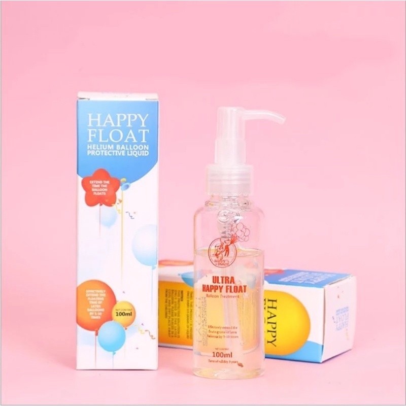 Jual Happy Float 100ml Cairan Penguat Balon Latex Gas Helium | Shopee Indonesia